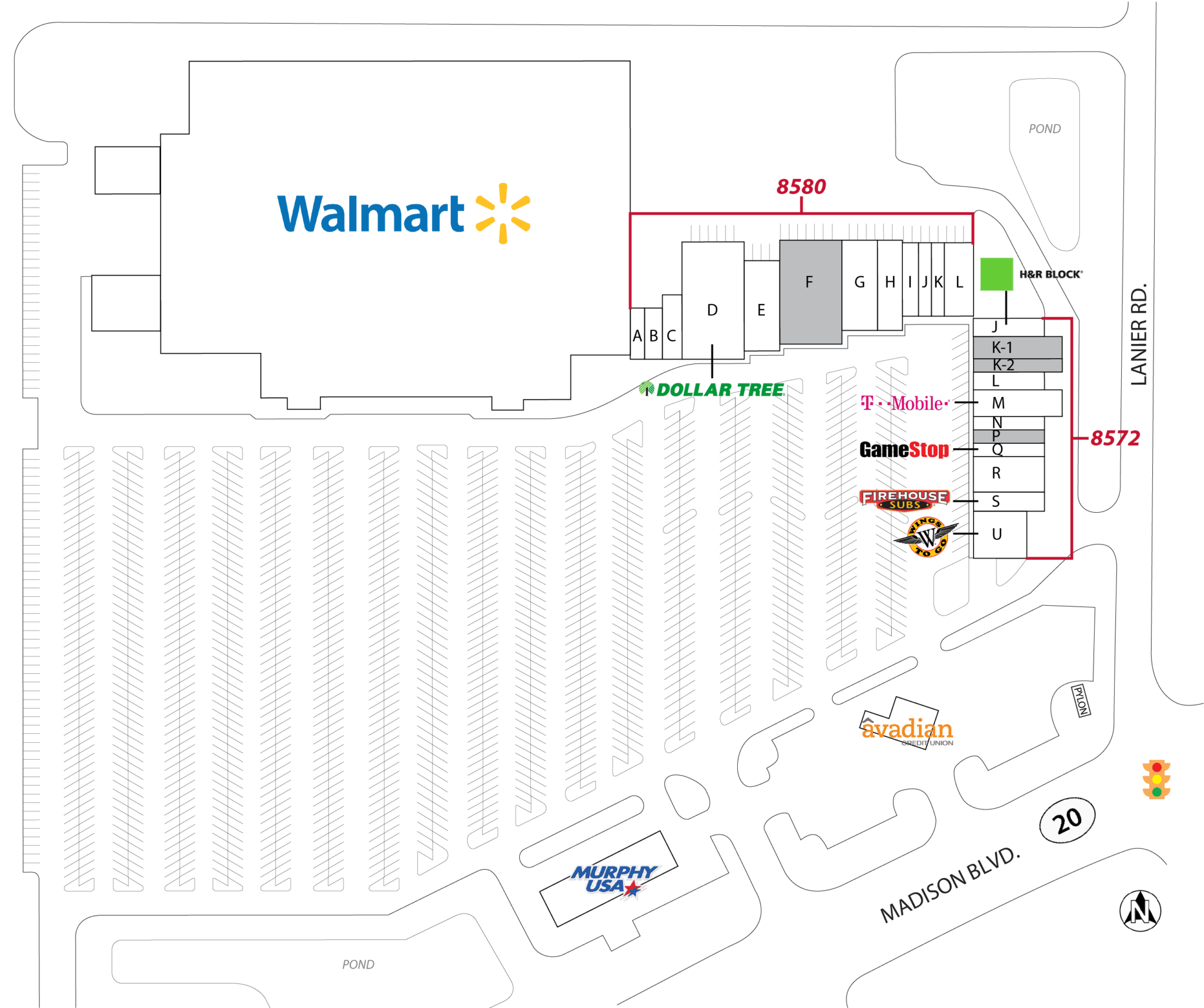 Walmart Plaza – Madison – Sandor